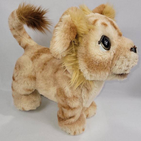 Hasbro | Toys | Furreal Friends Lion King Mighty Roar Simba Plush ...